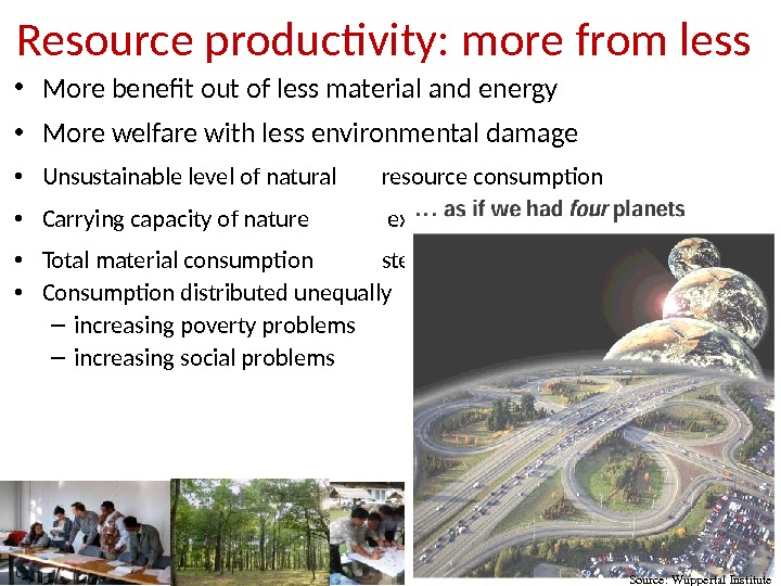 NATURAL RESOURCE MANAGEMENT PROBLEMS AND SOLUTIONS Lecture