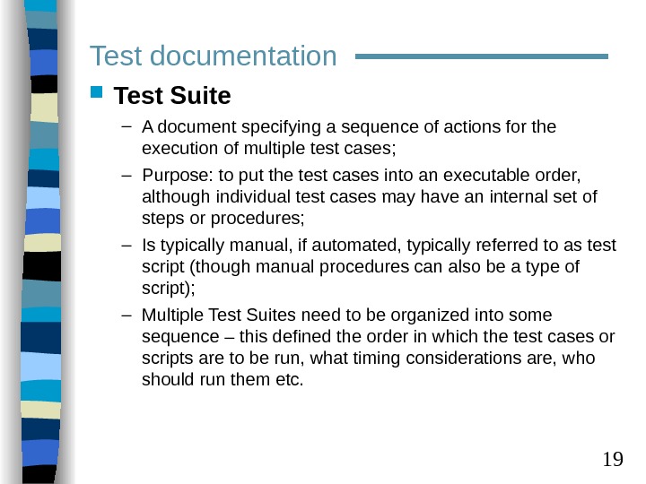 Test Documentation And Test Case Design