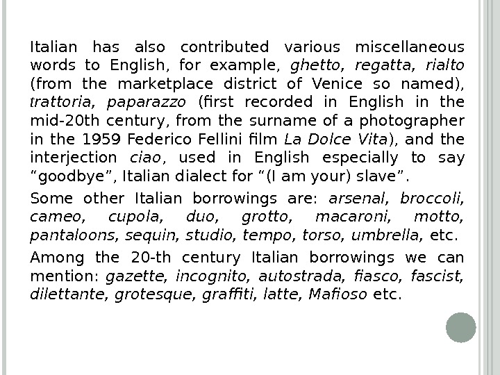 TOPIC III THE ORIGIN OF ENGLISH WORDS topic-iii-the-origin-of-english-words