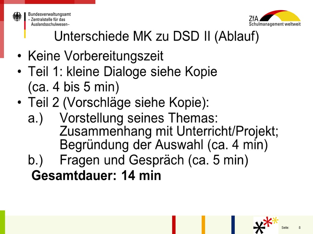 DEUTSCHES SPRACHDIPLOM der Kultusministerkonferenz der Länder DSD I
