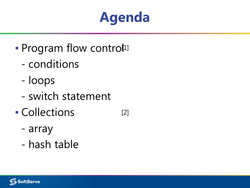 Module 3: Program flow and Data collections D.