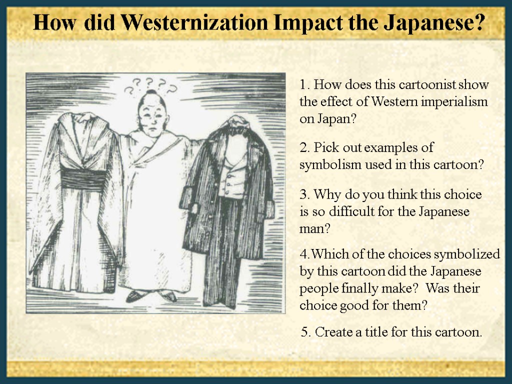 The Meiji Restoration. Do Now: Explain how these