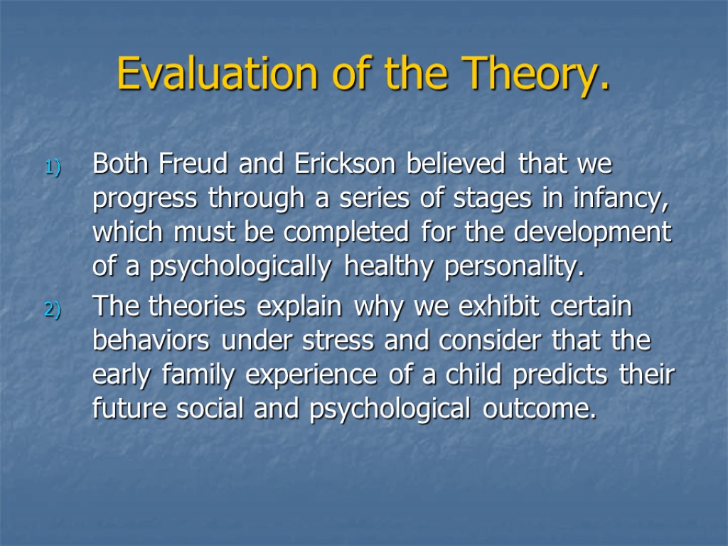 Psychology and Human Development Lecture 9. Psychosocial Development