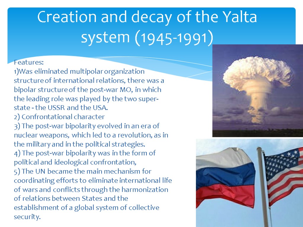 The Establishment Of Modern International Relations System Made