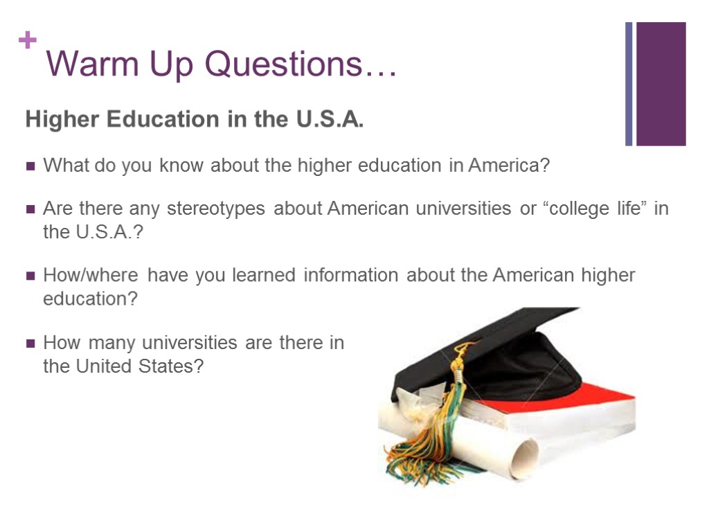 Higher Education in the United States 15 December