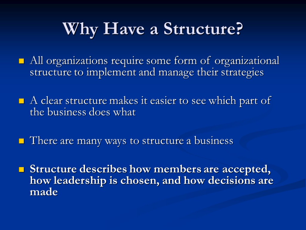 Organizational structure Lecture 5 What Is Organizing? Organizing