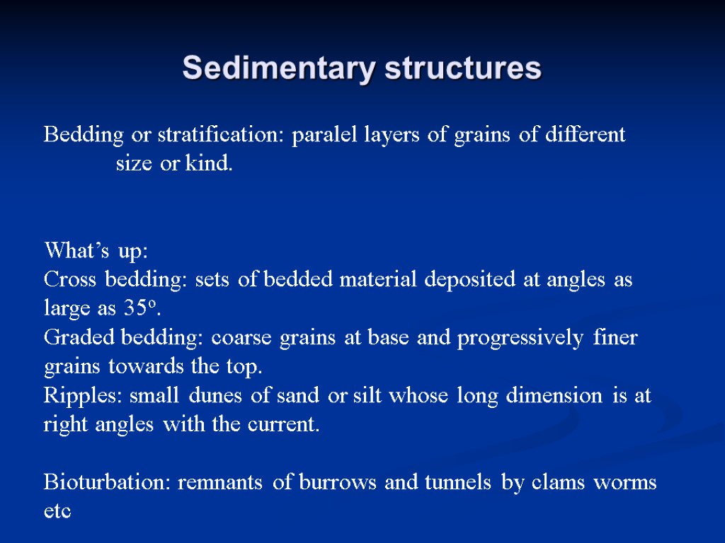Sediments and Sedimentary Rocks. Sedimentary rock (a) Rock