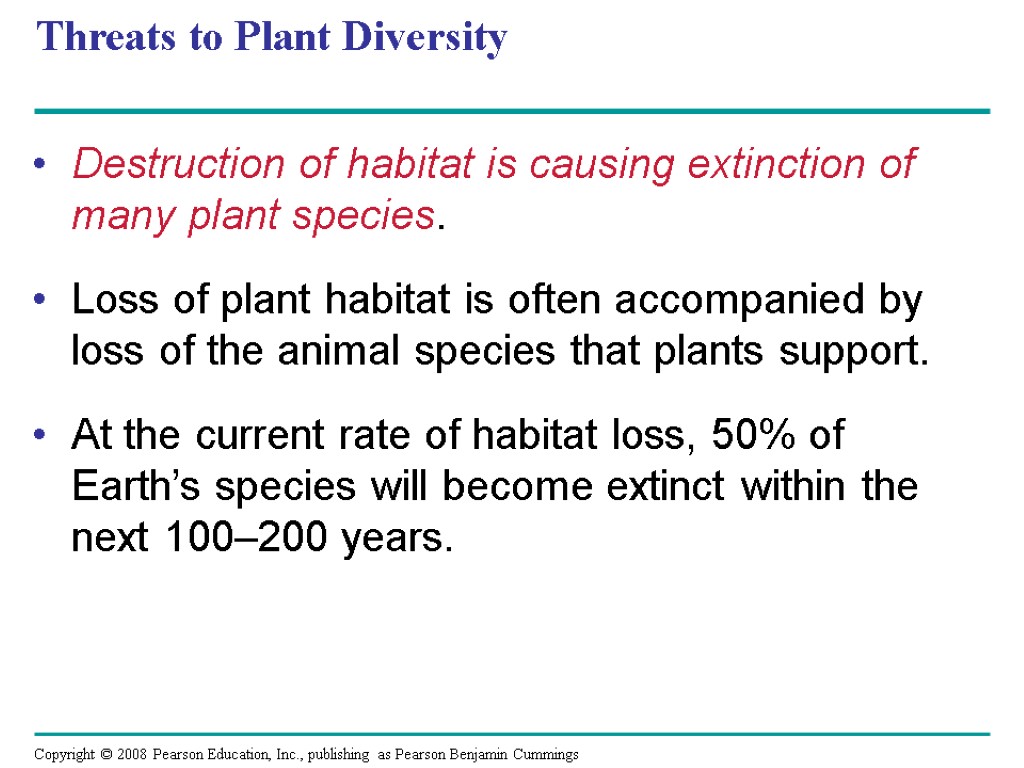 Chapter 30 Plant Diversity II: The Evolution of
