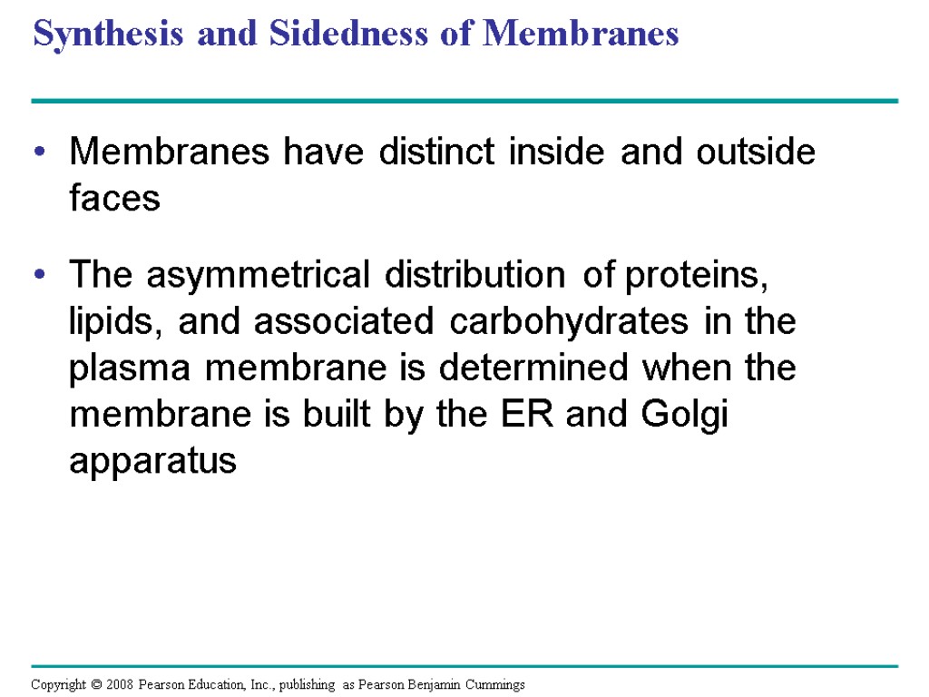 Chapter 7 Membrane Structure and Function. Overview: Life