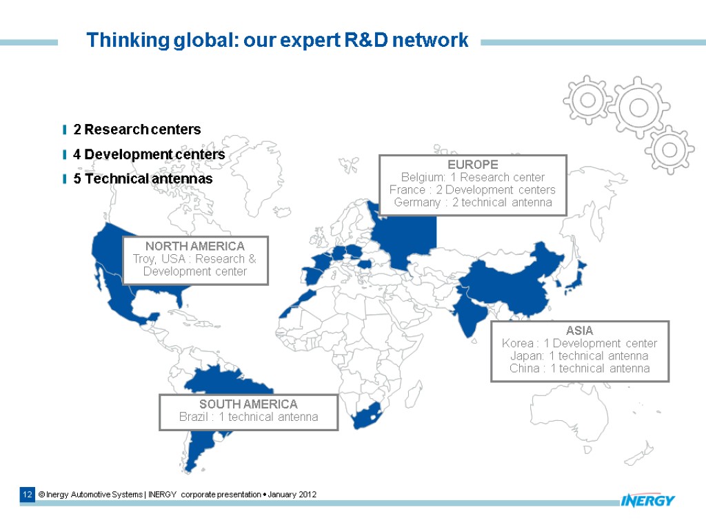 January 2012 Corporate presentation 2 © Inergy Automotive