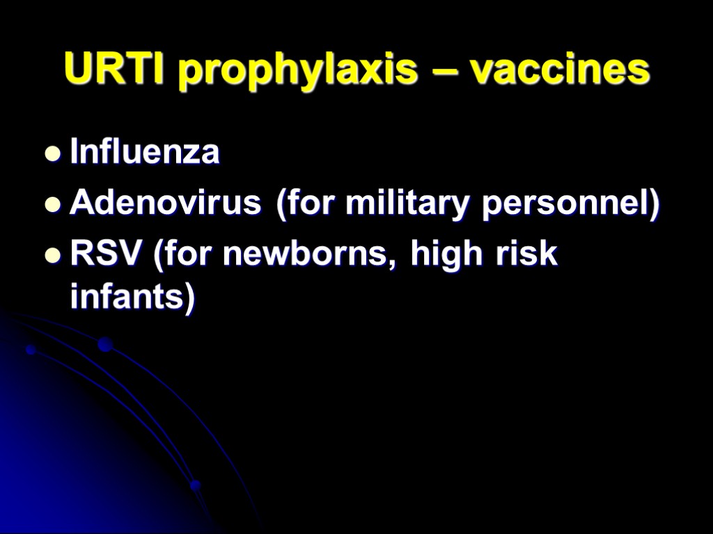 Acute Respiratory Viral Infections = Upper Respiratory Tract