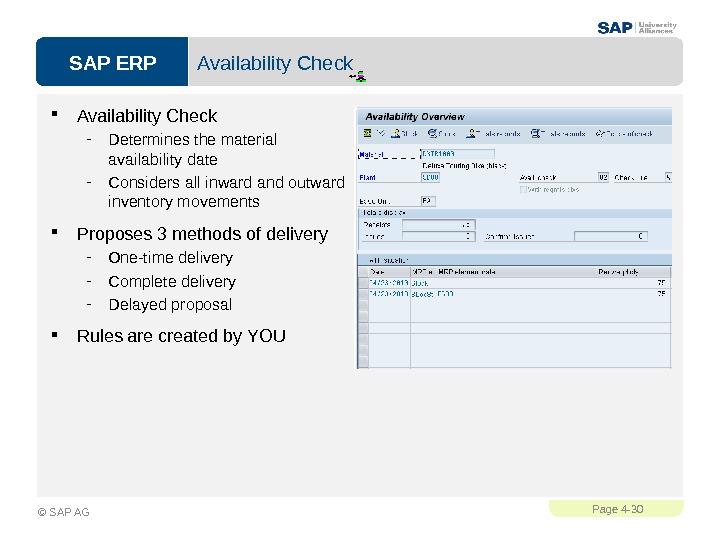 © SAP AGSales and Distribution (SD)SAP University Alliances
