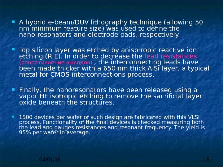 04/01/16 11 Material Aspects of Micro- and Nanoelectromechanical