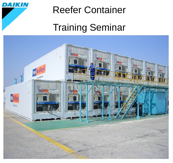 Reefer Container Training Seminar DAIKIN CONTAINER LXE