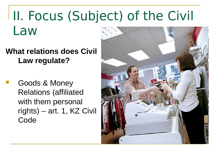 Introduction to Civil law #1 Business Law