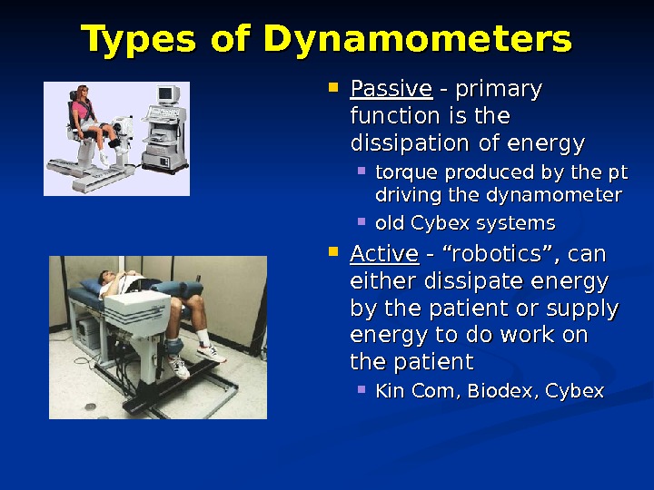 Isokinetics in Rehabilitation Isokinetic Exercise Hislop