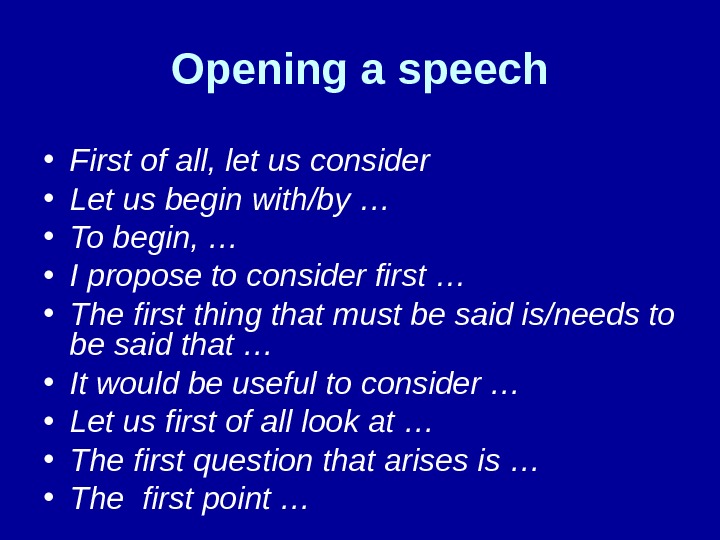 HOW YOU BEGIN YOUR PRESENTATION INTRODUCTION