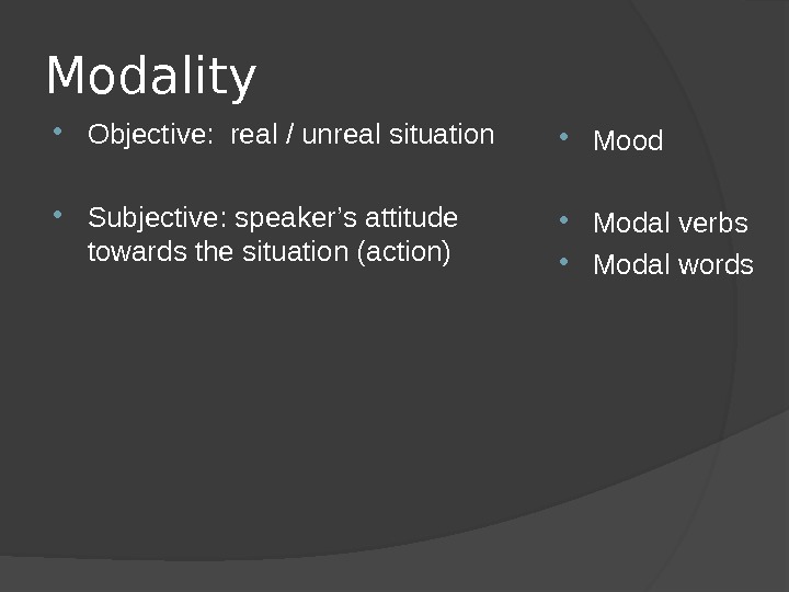 Lecture 2. 1. Definition. 2. Characteristics. 3. Sentence