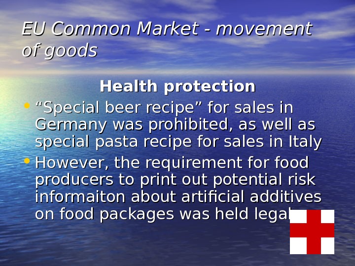 EU Common Market EU Common Market