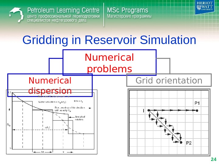 Reservoir Simulation Gridding and Well Modelling Sergey Kurelenkov