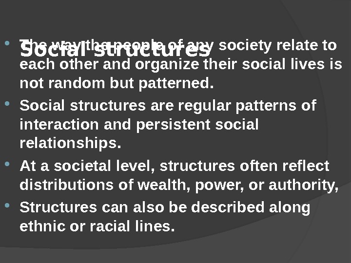 Forms of social life: Interaction. Groups.