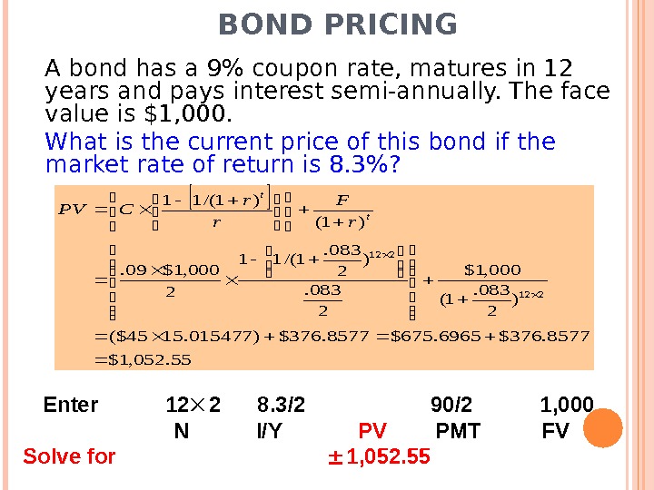 7 Interest Rates and Bond Valuation FIN 311