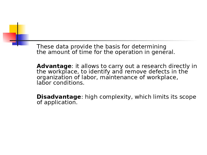 METHODSOF CALCULATION THE LABOR NORMS