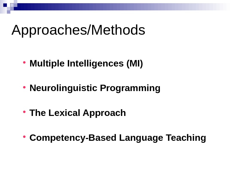 Alternative Approaches and Methods Part 3 — Jack