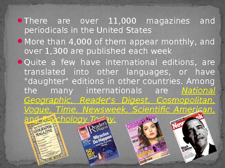 Презентация american-mass-media