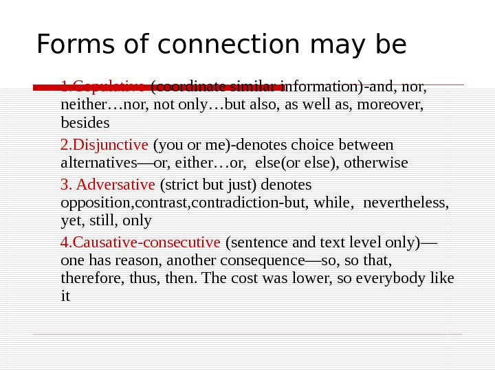 Basic Syntactic Notions