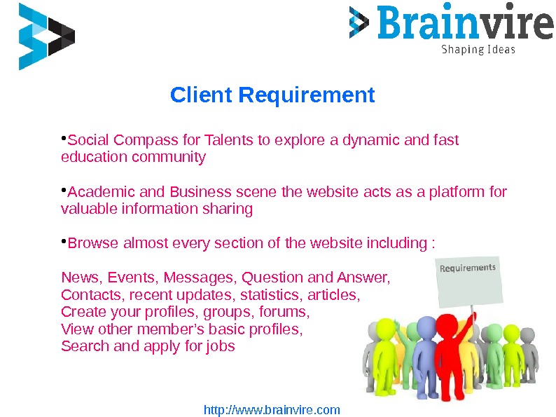 Case Study For Social Compass for Talents Brainvire