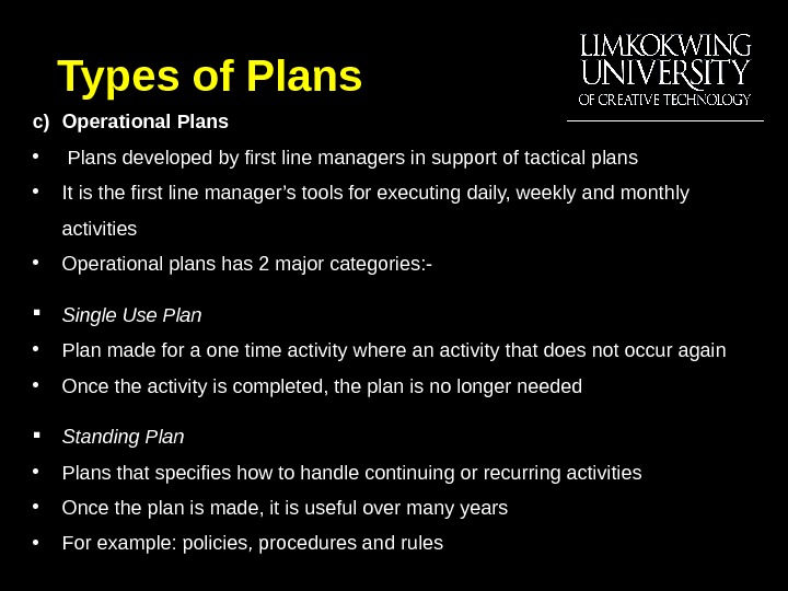 Презентация chapter 4- planning and managing business