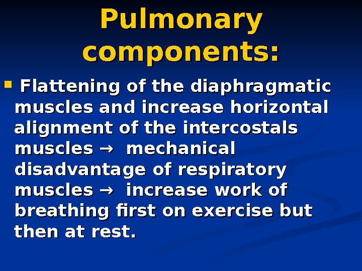 Chronic Obstructive Pulmonary Disease (( COPD