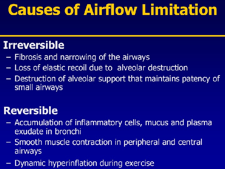 Chronic Obstructive Pulmonary Disease (( COPD