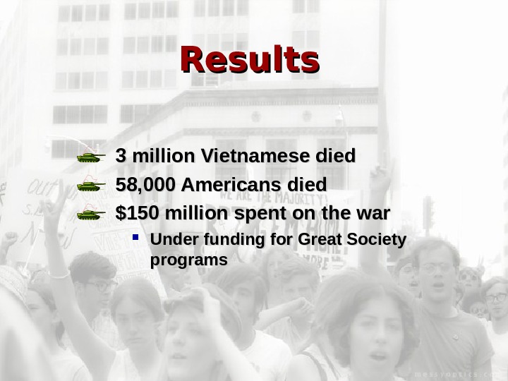 Antiwar Protests of the 1960’s and 1970’s