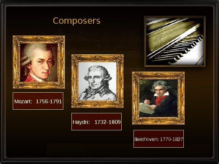 Classical Music 1750 — 1800 Higher Music