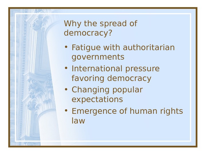 Comparative Politics Understanding different political systems Ways