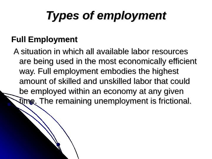 Concept, Types and Forms of Employment