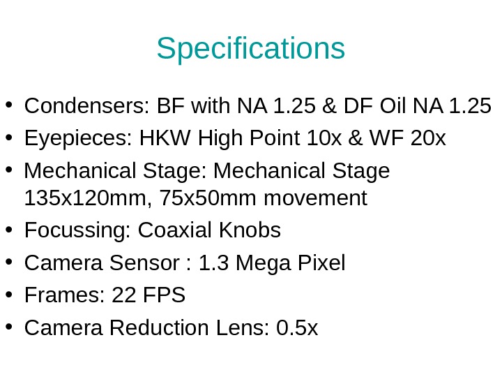 Darkfield Microscope for Blood Analysis with Camera Manufactured