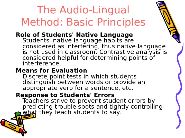 Direct Methods of Language Teaching In the