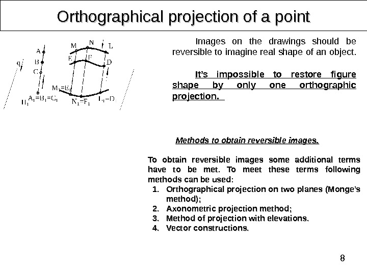 1 Descriptive geometry Introduction Descriptive geometry is one