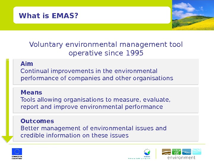 The EU Eco-Management and Audit Scheme (EMAS)