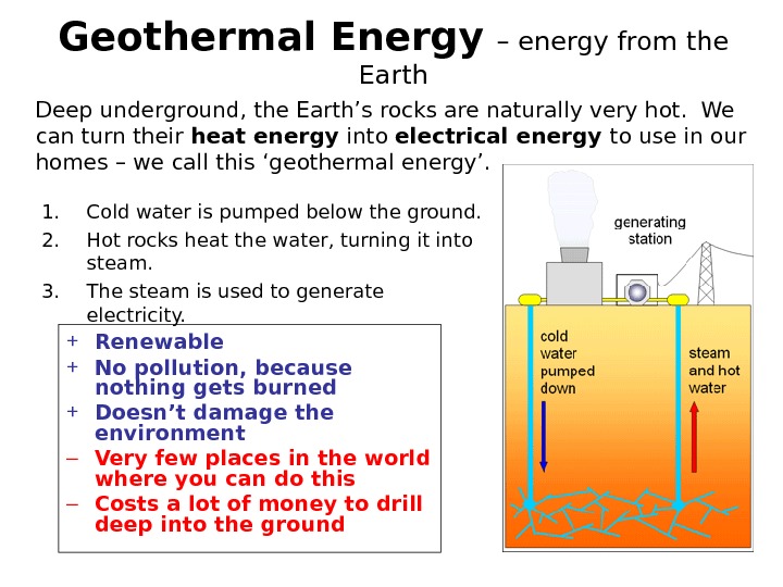 Geothermal Energy – energy from the Earth