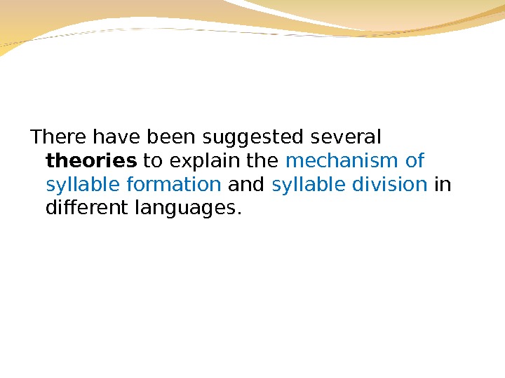 The Functions of Syllables in English.