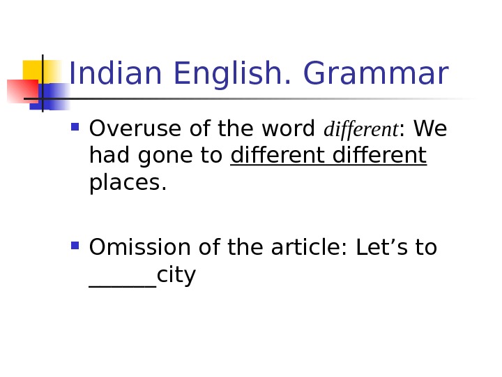World Englishes Variants of English Australian English