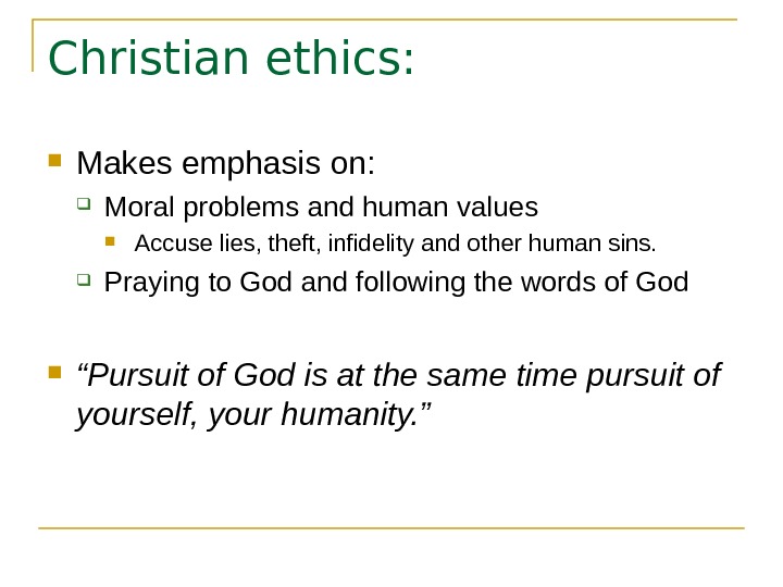 Ethics of the Middle Ages Aigul Adibayeva KIMEP