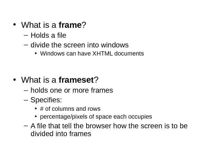 Week 4 — Lab Frames This is