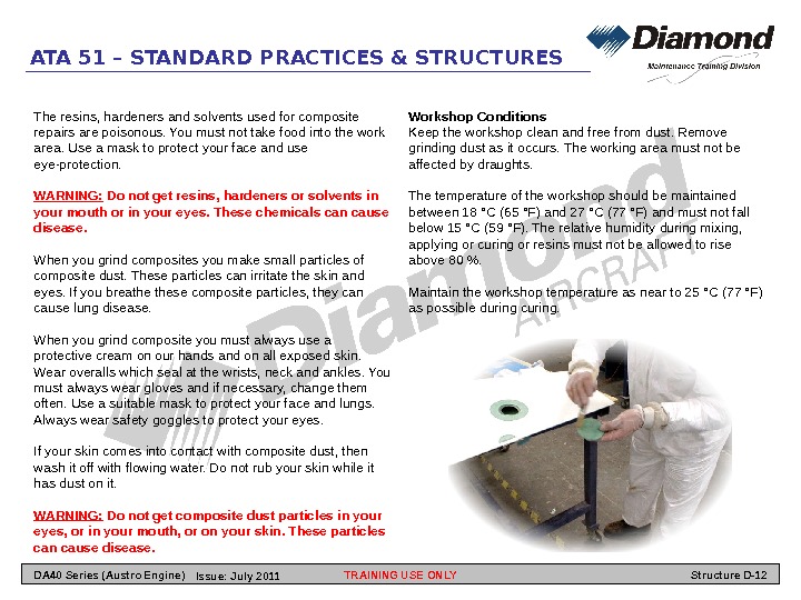GROUP D – STRUCTURE ATA-chapter 51 / STANDARD