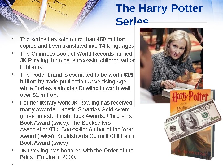 Harry Potter” as a Literary and Cultural