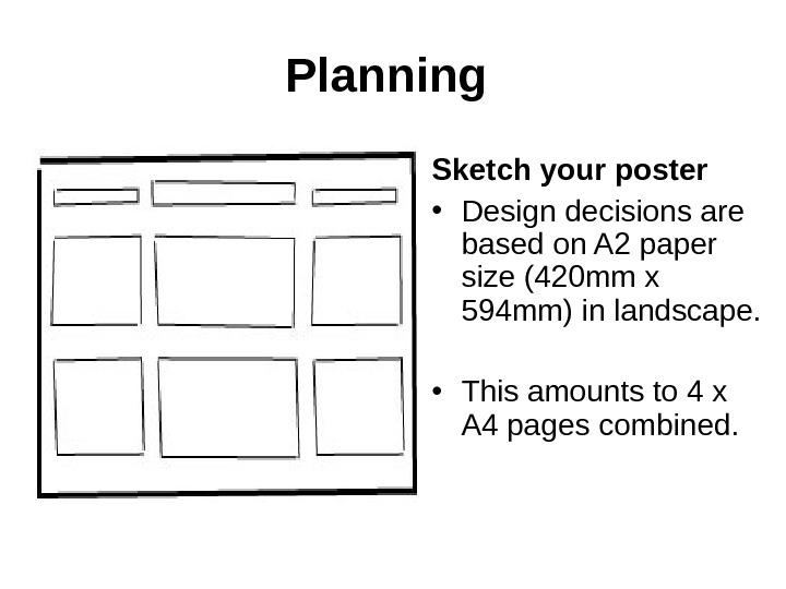ICT Classes Poster Presentations Why a poster?